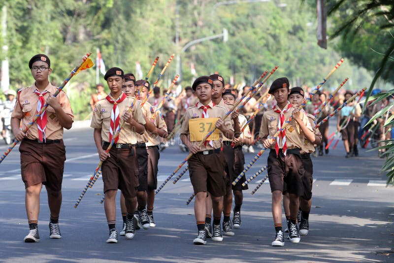 Scouts editorial photography. Image of following, commemorating - 57693537