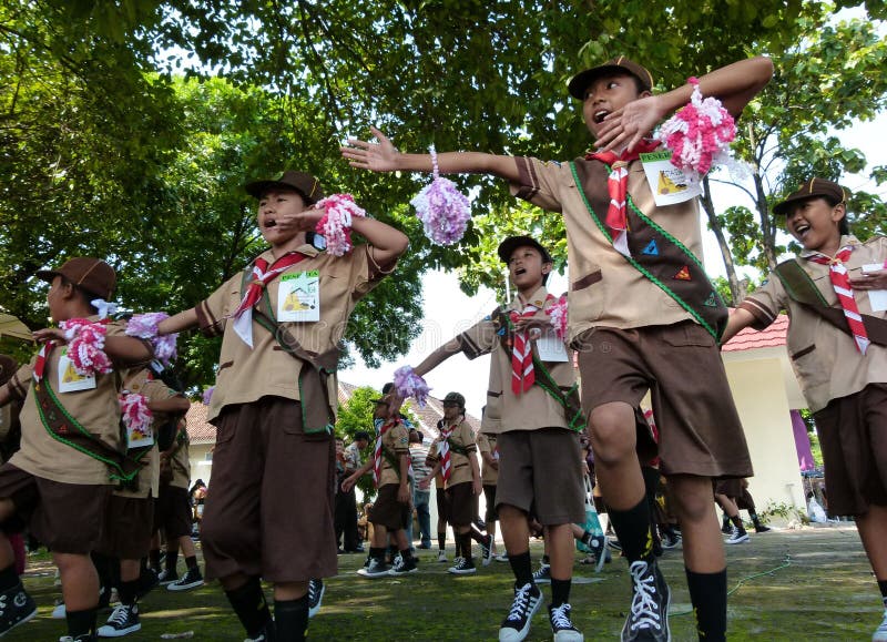 Scouts editorial stock photo. Image of solo, dance, indonesia - 67092963