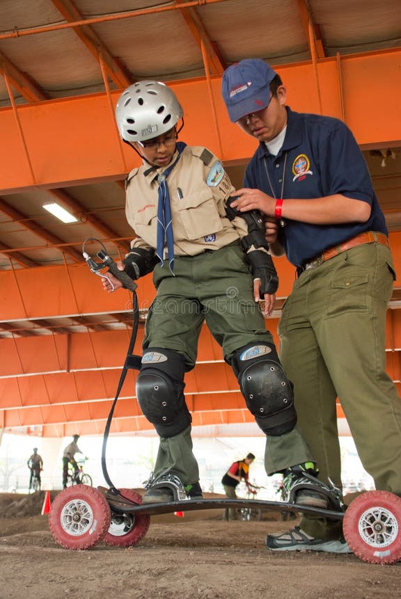 Scouts teaching Scouts editorial stock photo. Image of fairgrounds ...