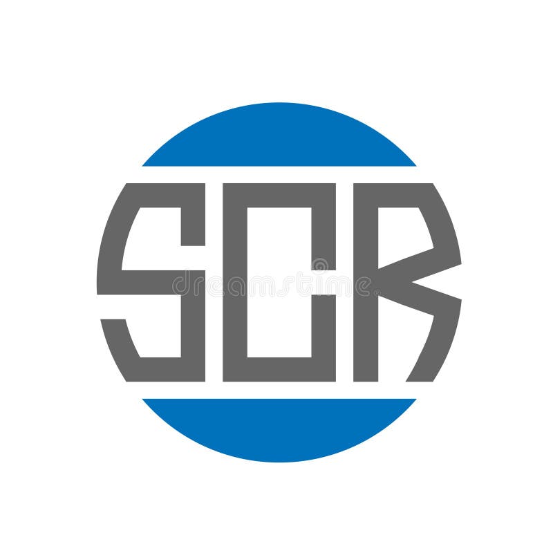 SCR Letter Logo Design on White Background. SCR Creative Initials ...