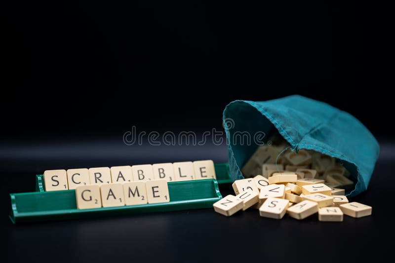 Scrabble Board Game. stock image. Image of number, play - 271828171