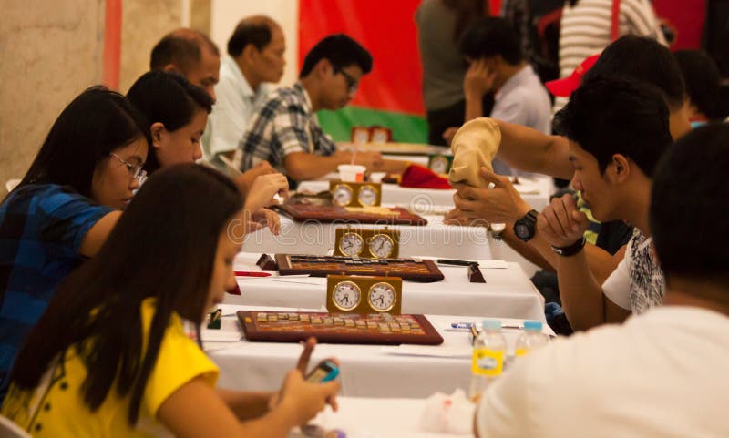 Scrabble tournament editorial photography. Image of philippines - 28873672