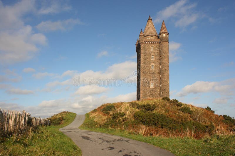 Scrabo Tower stock photo. Image of scrabo, county, attractions - 20896870