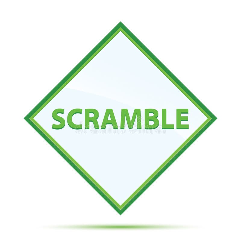 Scramble Sign Stock Illustrations – 371 Scramble Sign Stock ...