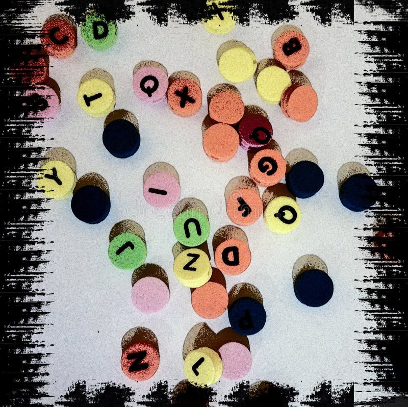 Scrambled ideas stock photo. Image of scrambled, alphabet - 120168066