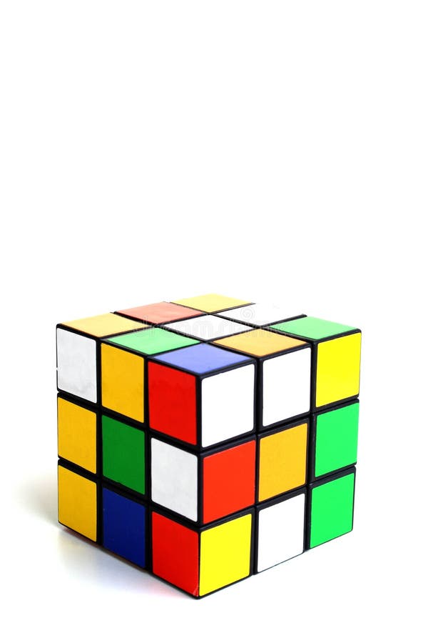 Scrambled rubik s cube editorial photo. Image of cubic - 12392451