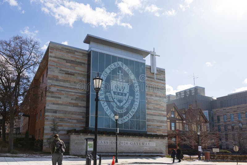 Scranton, PA - February 15, 2025 : University of Scranton Brick ...