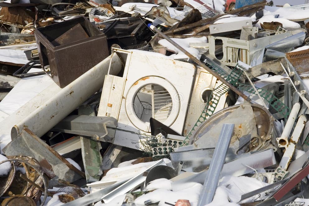 Scrap background stock image. Image of pieces, heap, disposal - 7739867