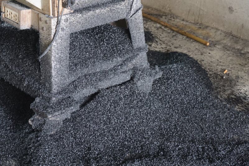 Scrap black plastic stock image. Image of closeup, particle - 74034987