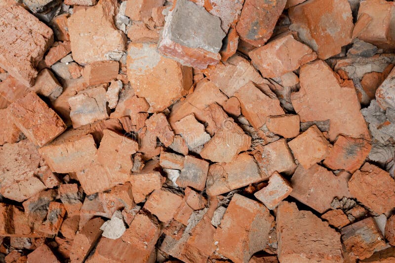 Scrap brick stock photo. Image of demolished, scrap - 250176582