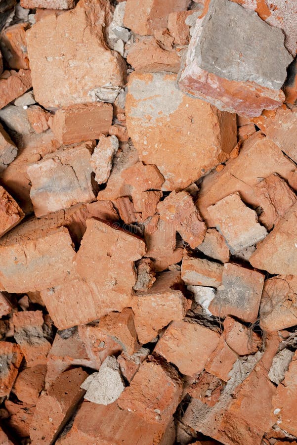 Scrap brick stock image. Image of shards, stone, building - 250176589