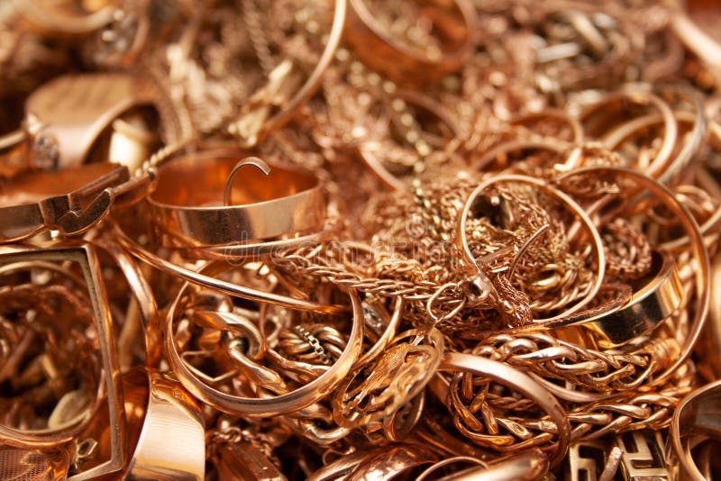 Scrap gold jewelry stock image. Image of business, accessories - 13163583