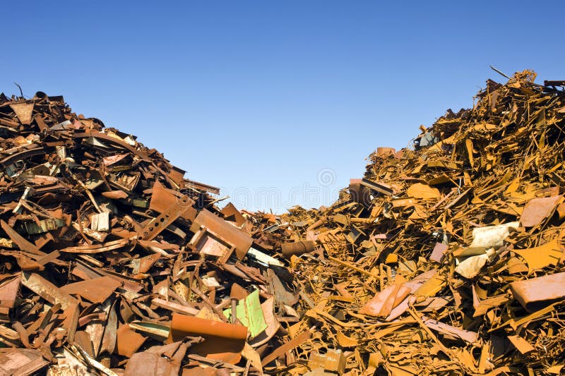 Scrap Heap Waste Separation Stock Photo - Image of garbage, dumping ...
