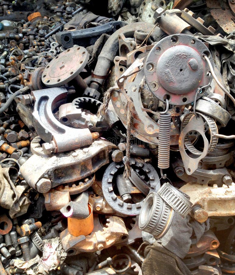 Scrap Iron & Steel stock image. Image of recycle, trash - 13688037