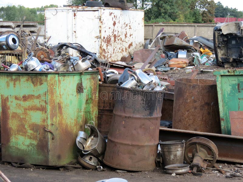 Scrap metal stock image. Image of metal, junk, rusted - 25916553