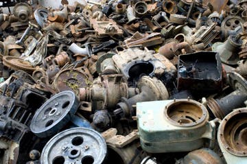 Scrap Iron & Steel stock image. Image of recycle - 13688037