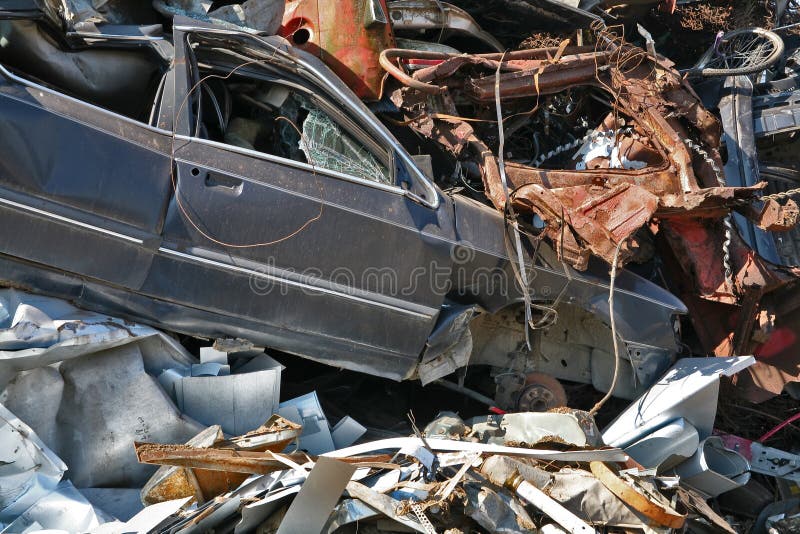 Junkyard stock photo. Image of pile, obsolete, metal, iron - 3057132
