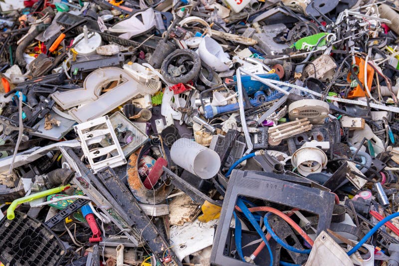 Scrap Materials are Collected for Sorting and Recycling Editorial ...