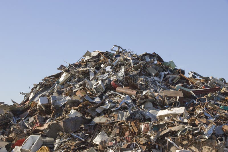 Baled Scrap Metal stock image. Image of aluminum, technology - 20878083