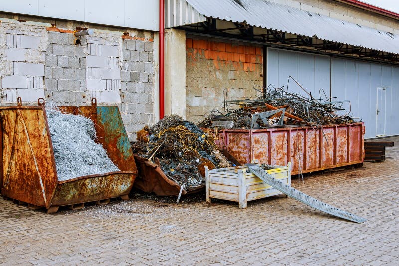 Scrap Metal and Aluminum Scrap from Production for Processing. Scrap ...