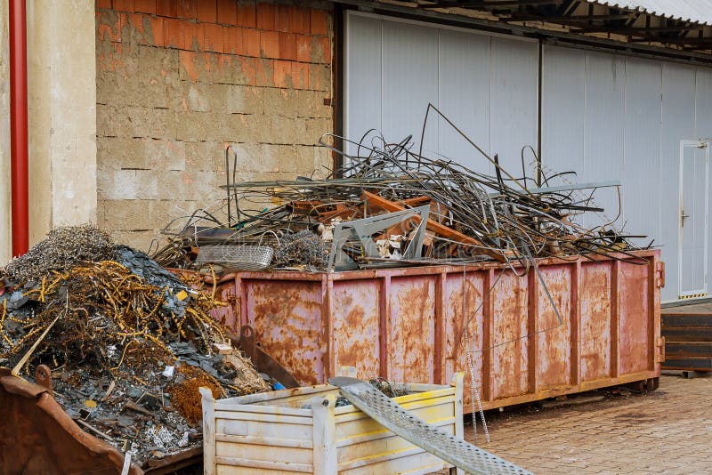 Scrap Metal and Aluminum Scrap from Production for Processing. Scrap ...