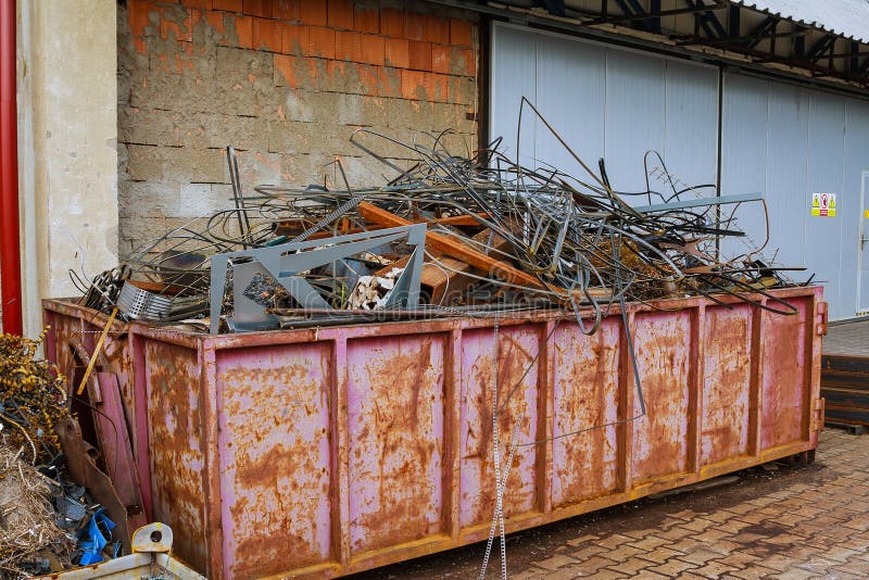 Scrap Metal and Aluminum Scrap from Production for Processing. Scrap ...