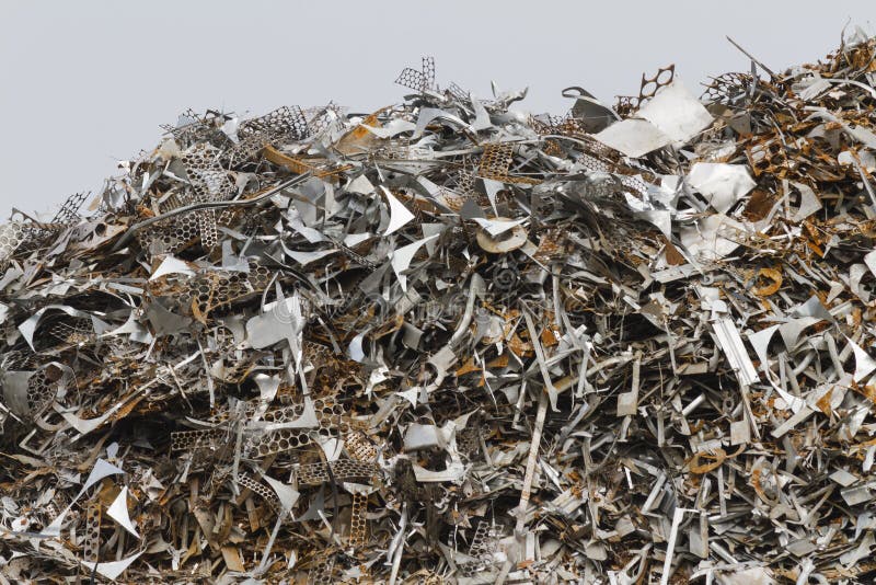 Scrap metal stock photo. Image of color, container, garbage - 42564422