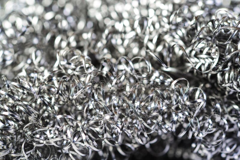 Scrap Metal As Raw Material Close-up Stock Image - Image of metal ...