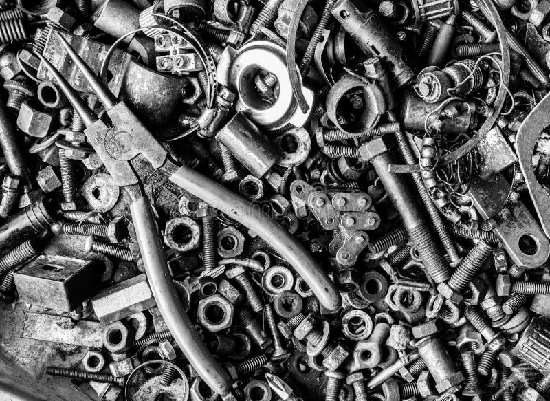 Piece of scrap metal stock image. Image of near, details - 35340861