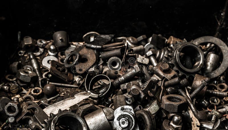Scrap metal background. stock image. Image of heavy - 112008669
