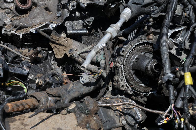 Scrap parts stock photo. Image of recycling, salvage - 11178970
