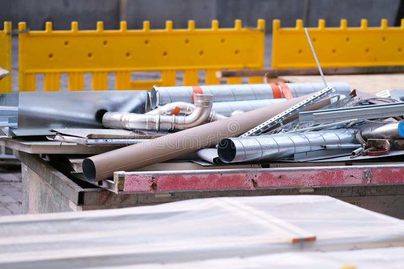 Scrap metal stock image. Image of steel, scrap, container - 359199939