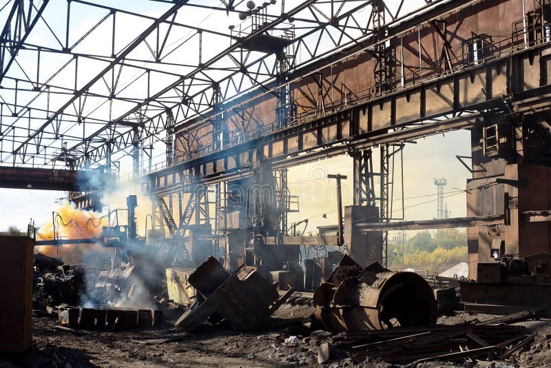 Old Factory Halls in Decay stock photo. Image of industrial - 30037816