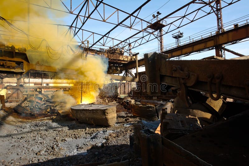 Scrap metal stock image. Image of iron, parts, construction - 63340509