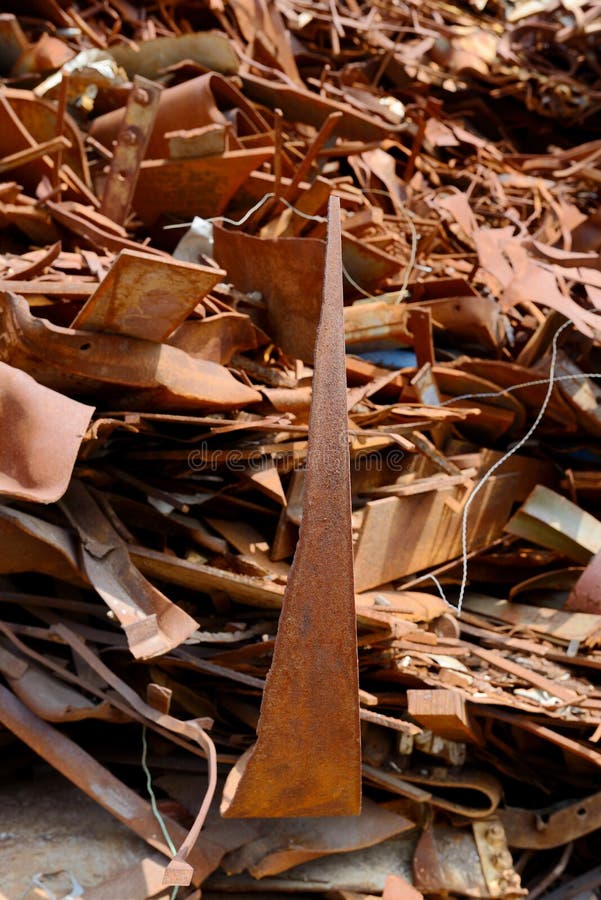 Scrap metal stock image. Image of point, industrial, disposal - 39383545