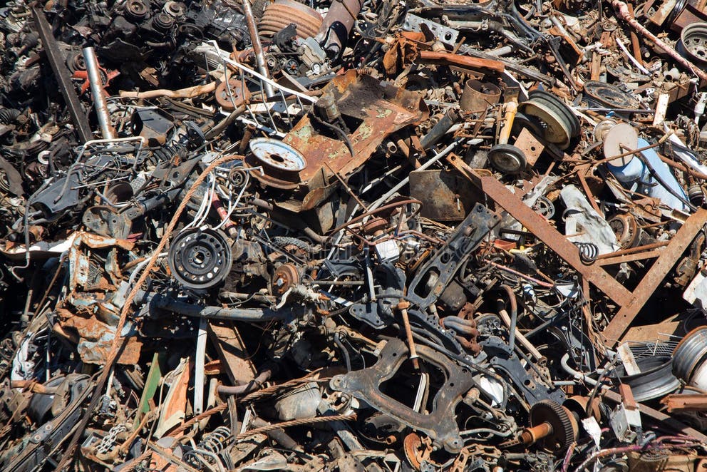 Scrap Metal Heep stock photo. Image of recycle, environment - 30201702
