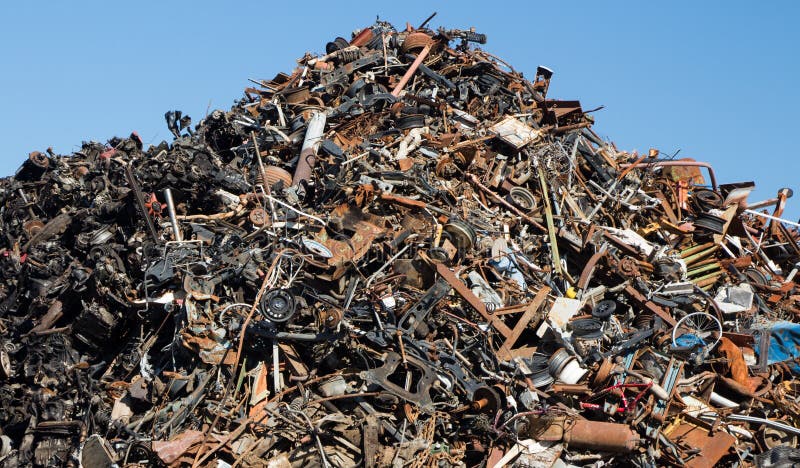 Baled Scrap Metal stock image. Image of aluminum, technology - 20878083
