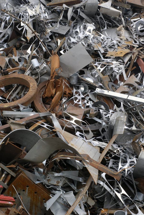 Scrap metal for recycling stock photo. Image of editorial - 18838218