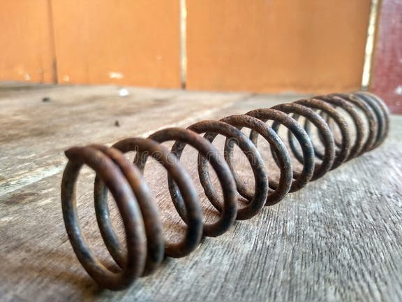 Scrap metal springs stock photo. Image of scrap, carving - 207893700