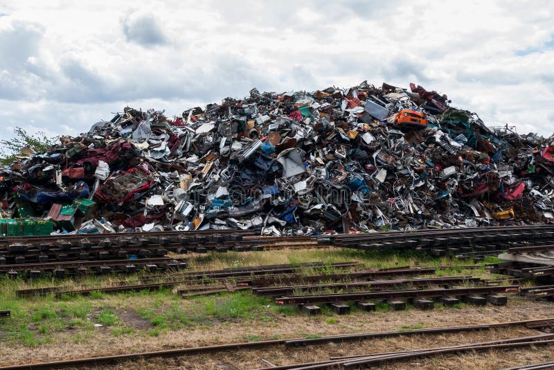 Scrap metal stack stock image. Image of steel, rust, scrap - 30081997