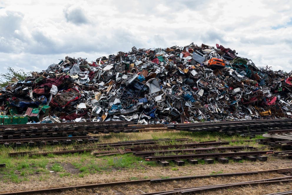 Scrap metal stack stock image. Image of steel, rust, scrap - 30081997