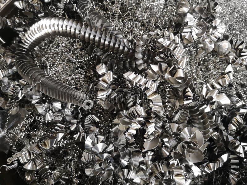 Scrap Metal Texture in the Production Stock Photo - Image of ...