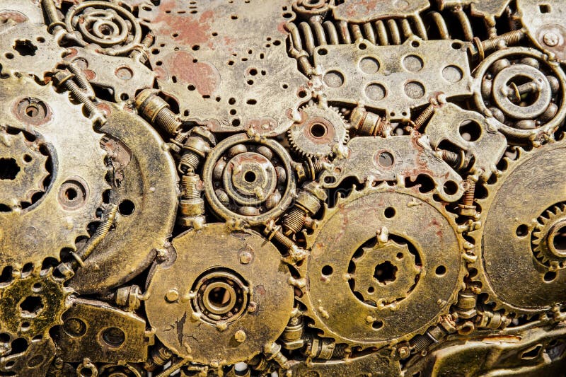 Scrap Metal Textures and Patterns Creative Designs Stock Image - Image ...