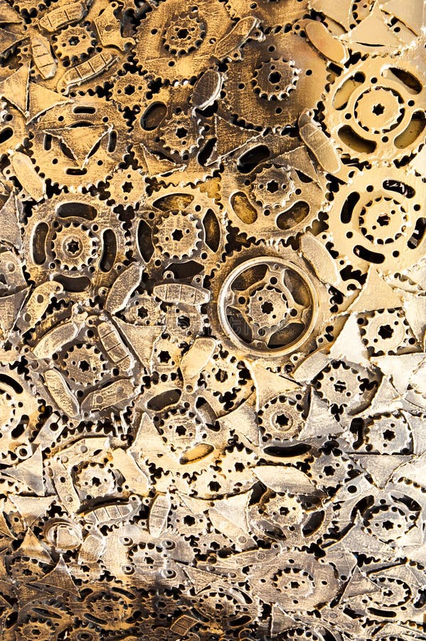 Scrap Metal Textures and Patterns Creative Designs Stock Image - Image ...