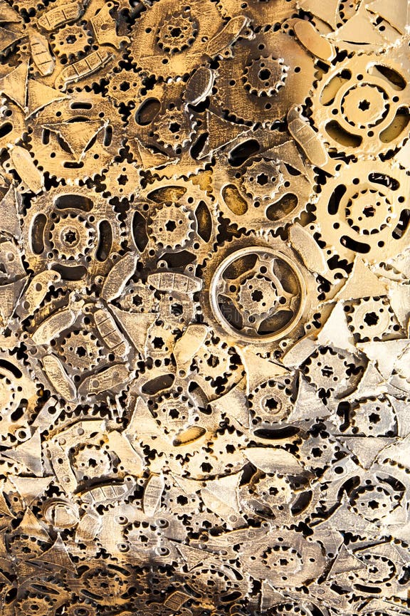 Scrap Metal Textures and Patterns Creative Designs Stock Image - Image ...