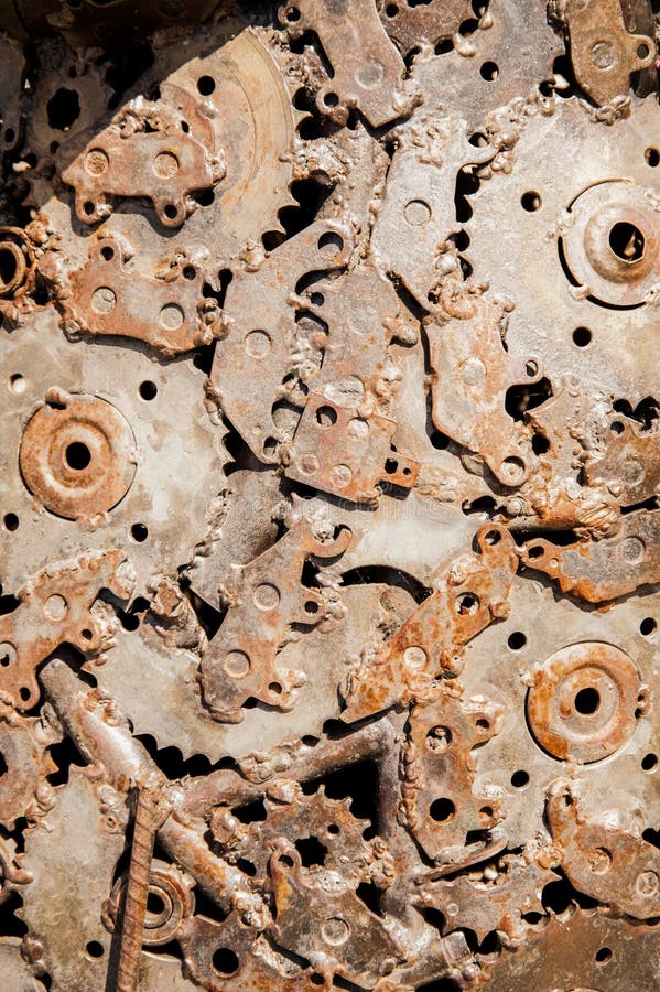 Scrap Metal Textures and Patterns Creative Designs Stock Image - Image ...