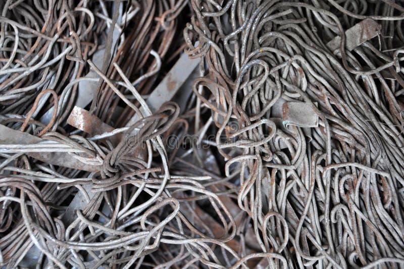 Scrap Wire for Recycling stock photo. Image of dumping - 28833458
