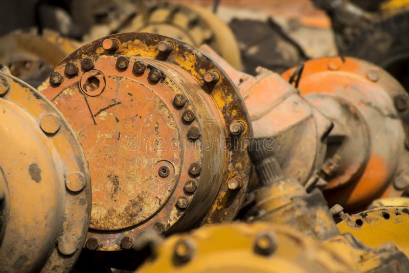 Scrap metals collage stock photo. Image of recycled, recycling - 19037726