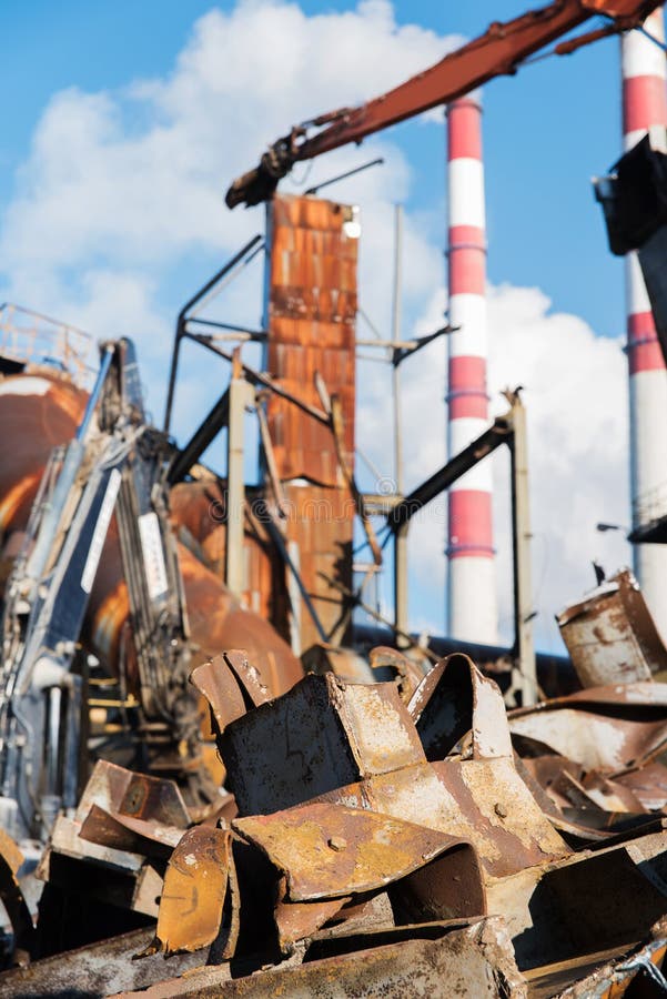 Scrap metals stock photo. Image of equipment, metal, material - 80833416