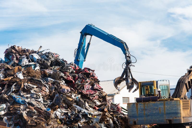 Scrap metals stock photo. Image of scrap, magnet, iron - 65265300